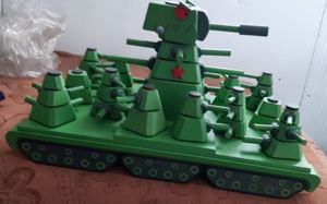 Танк КВ-44 игрушка из дерева в интернет-магазине Ярмарка Мастеров по ...