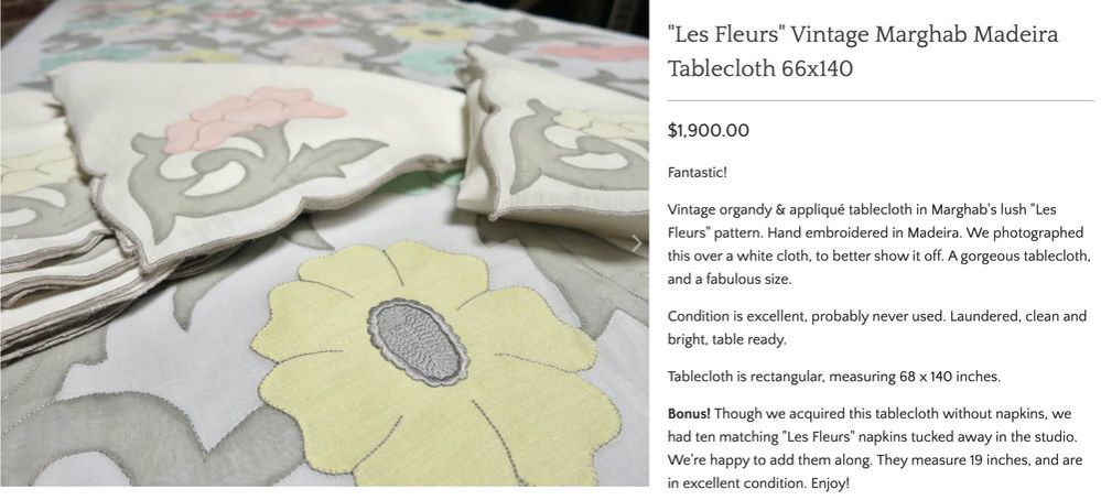 Восхитительные вышивки Мадейры. Часть 2. Marghab