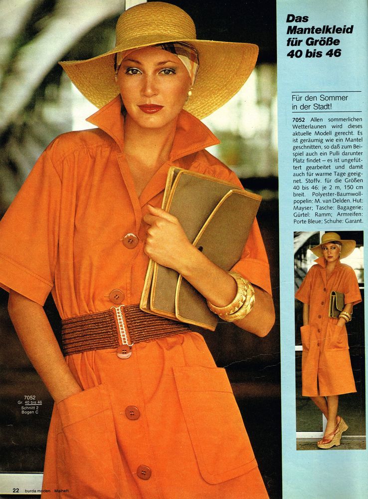 Burda Moden № 5/1975. Фото моделей