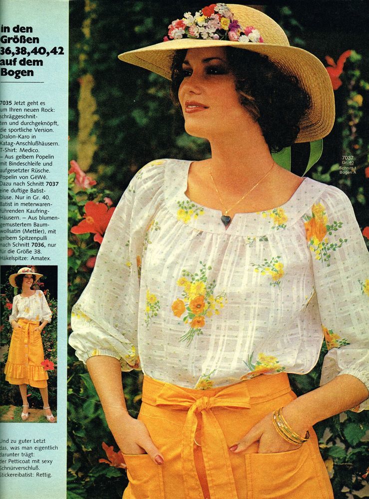 Burda Moden № 5/1975. Фото моделей