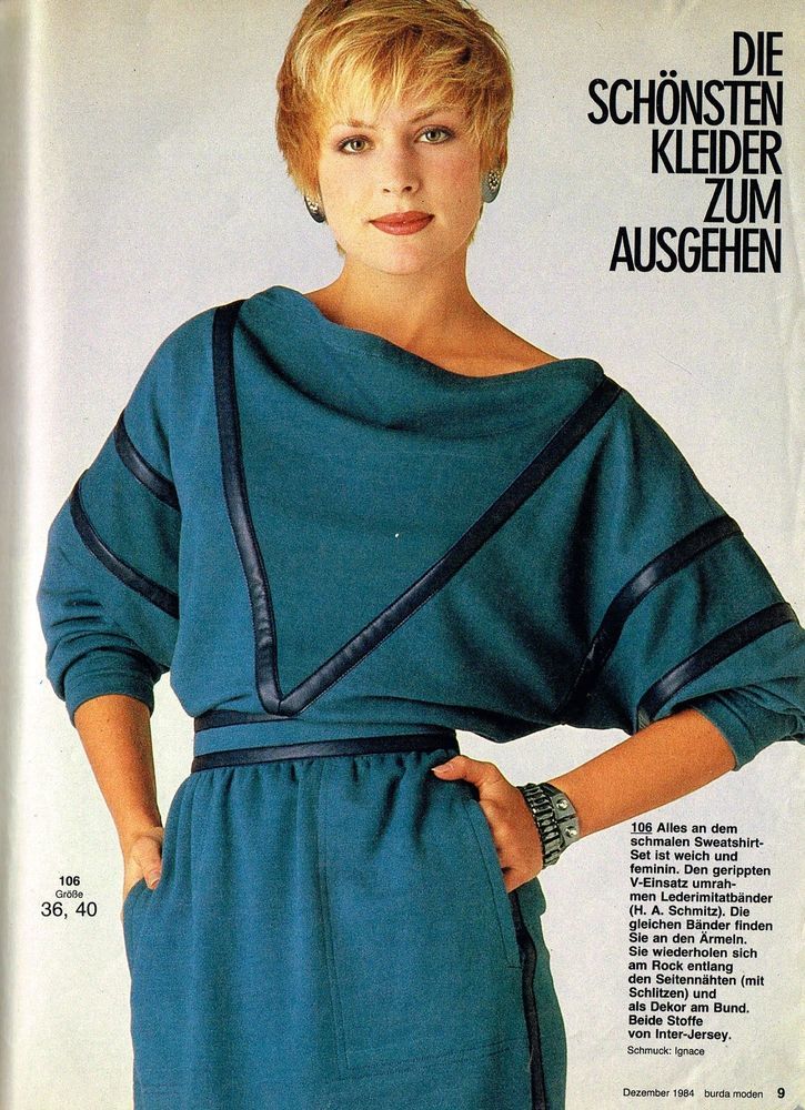 Парад моделей Burda Moden № 12/1984