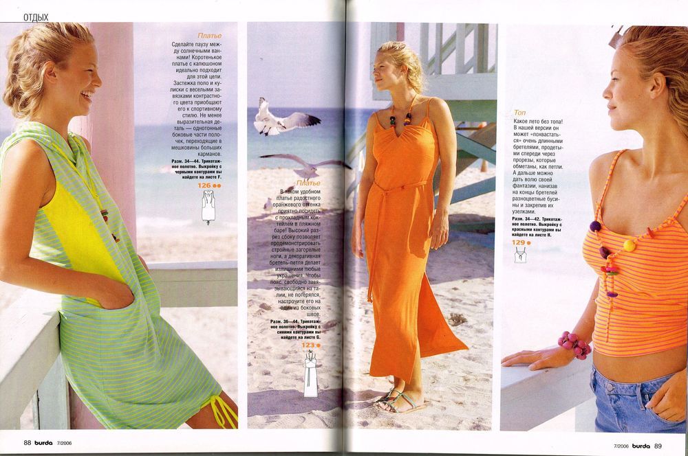 Парад моделей Burda Moden № 7/2006