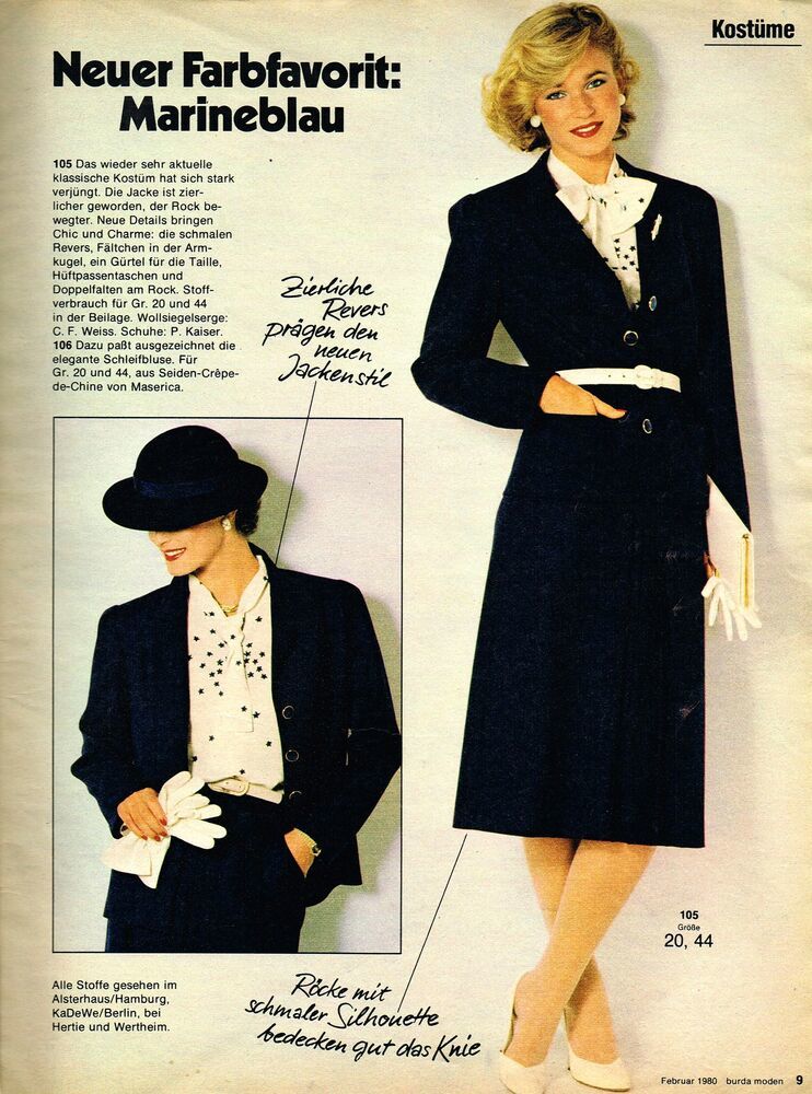 Burda Moden № 2/1980. Фото моделей: Новости магазинов в журнале Ярмарки ...