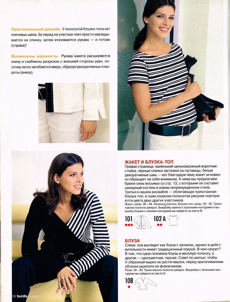 Парад моделей Burda Moden № 5/2002