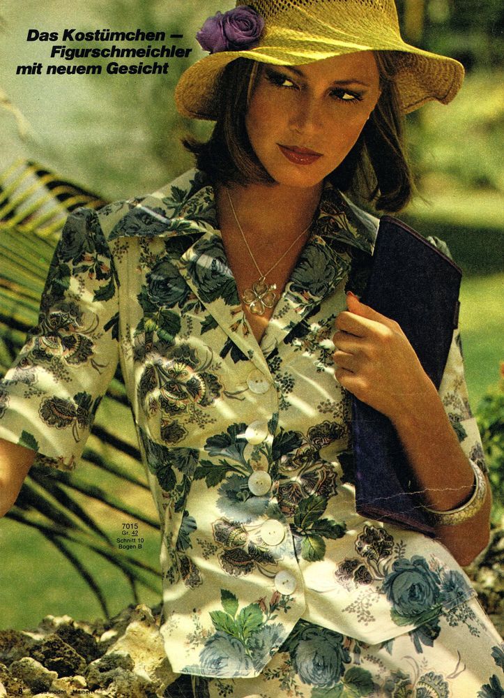 Burda Moden № 5/1975. Фото моделей