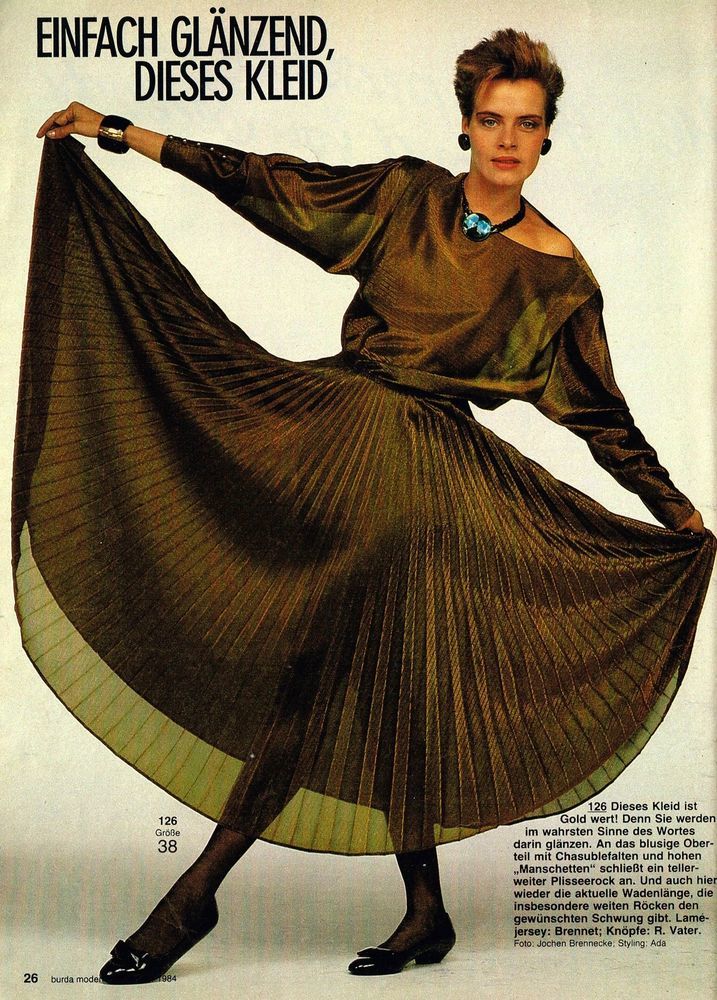 Парад моделей Burda Moden № 12/1984