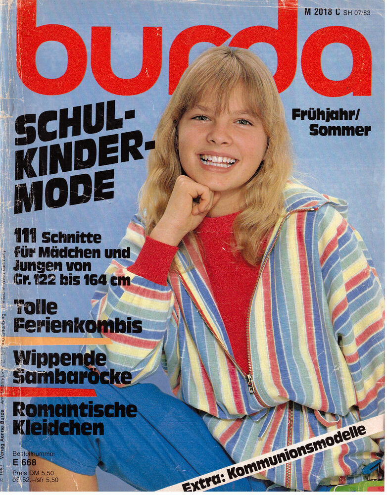 Burda Special — Школьная мода 1983, E668