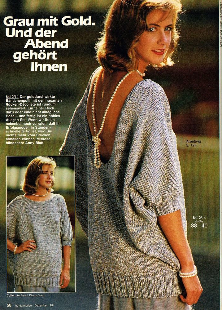 Парад моделей Burda Moden № 12/1984