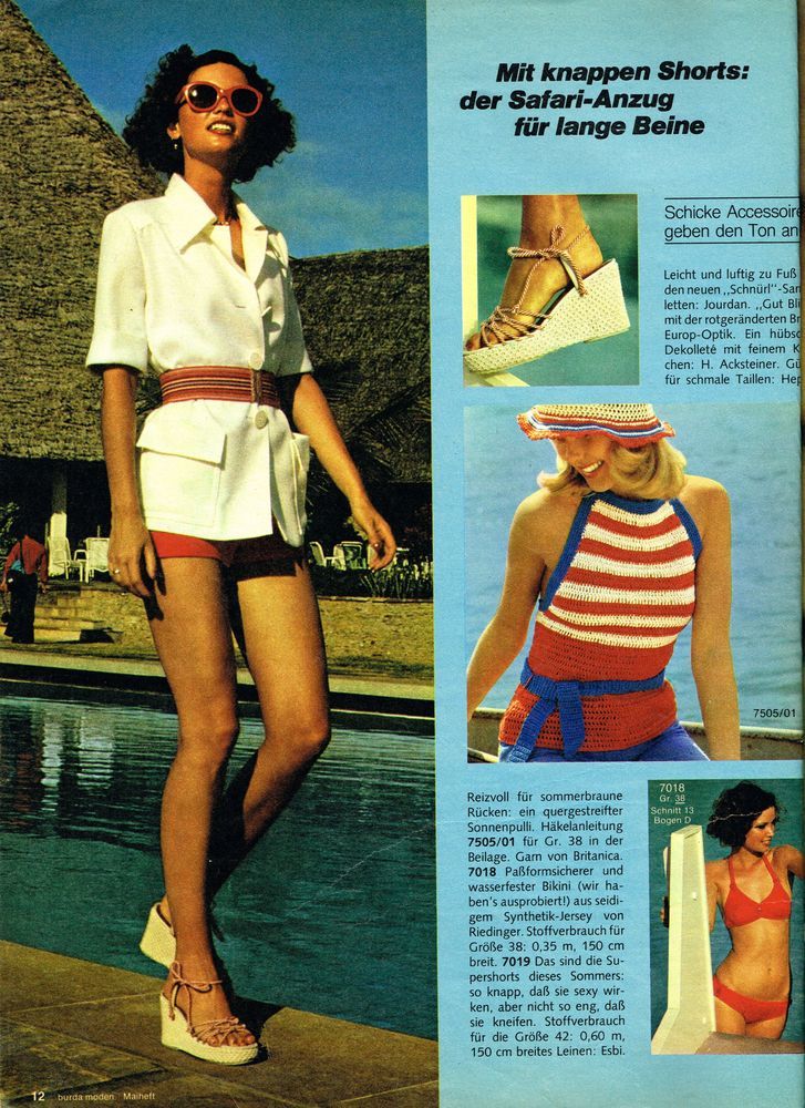 Burda Moden № 5/1975. Фото моделей