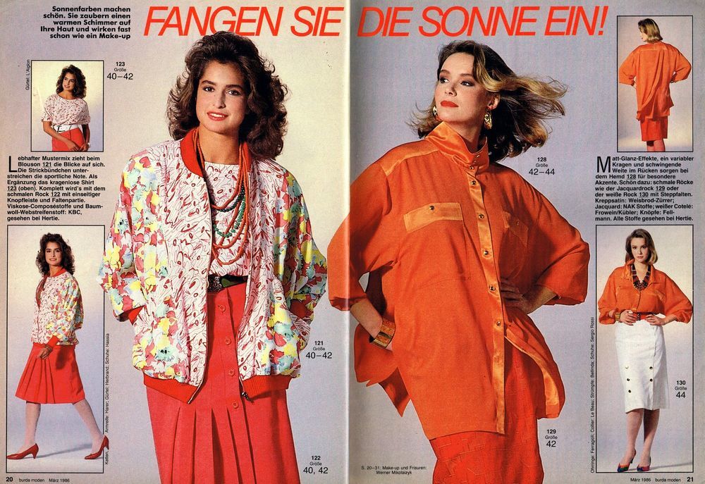 Парад моделей Burda Moden № 3/1986: Новости магазинов в журнале Ярмарки ...