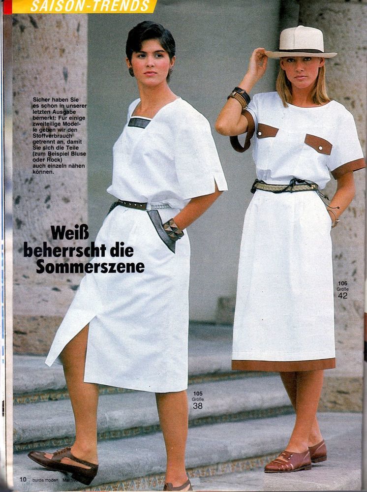 Парад моделей Burda Moden № 5/1984