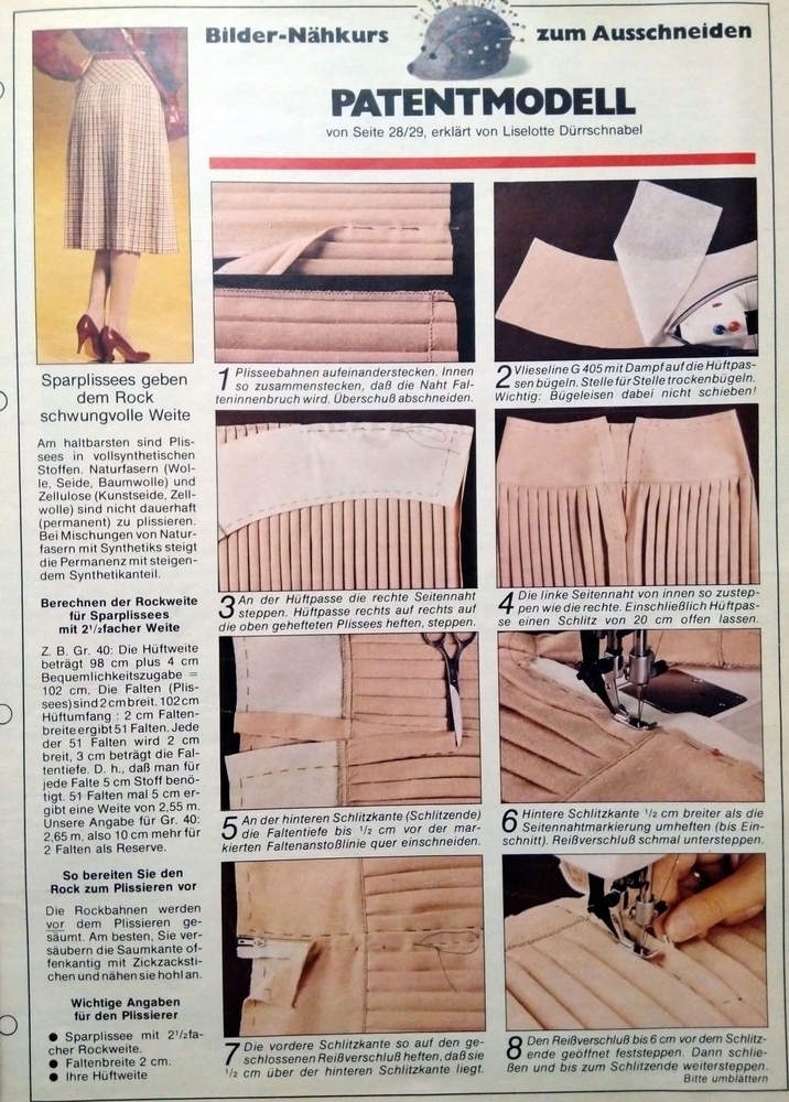 Burda Moden № 1/1981. Фото моделей