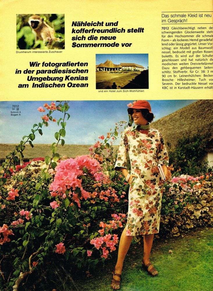 Burda Moden № 5/1975. Фото моделей