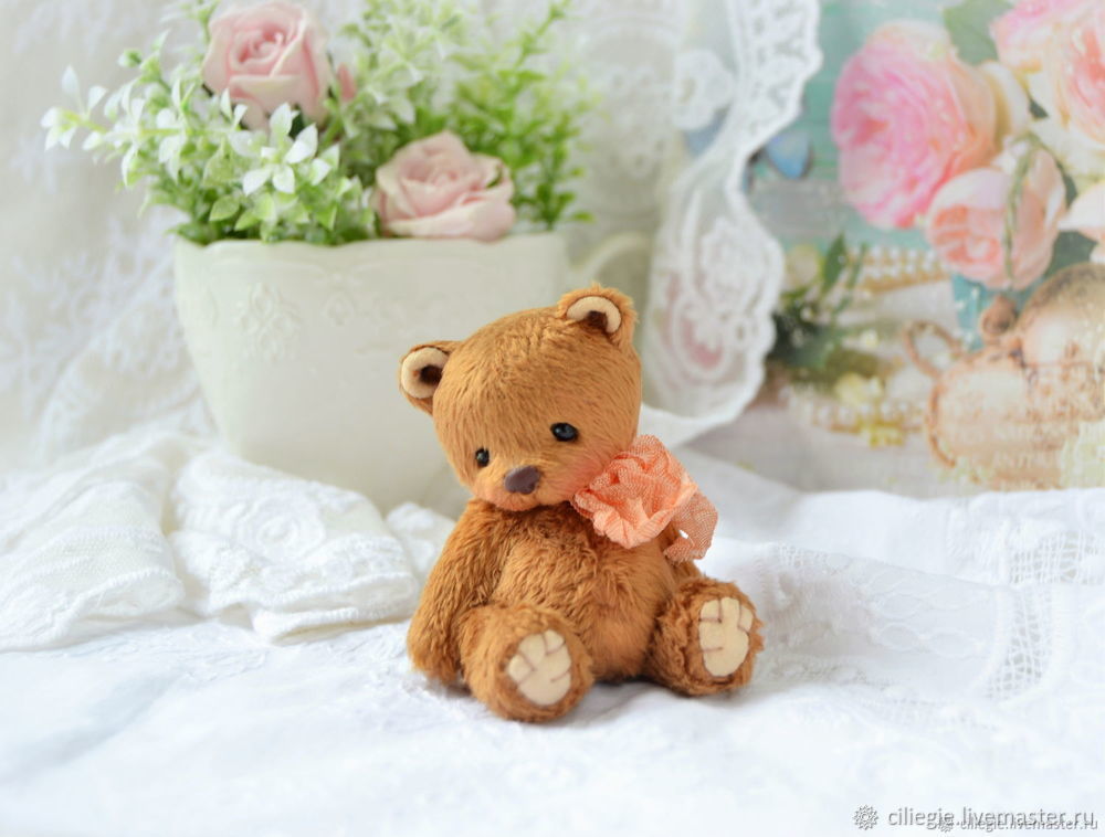 Мастер-класс Миниатюрный мишка-тедди за 2 минуты своими руками с ФОТО и Видео