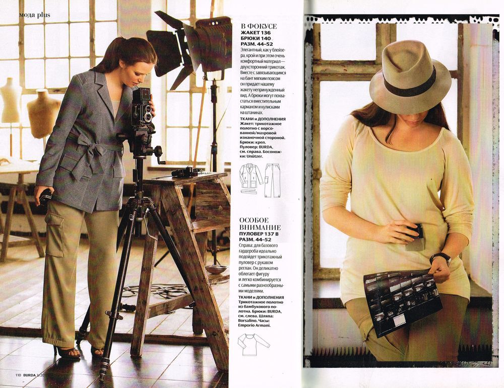 Парад моделей Burda Moden № 3/2011