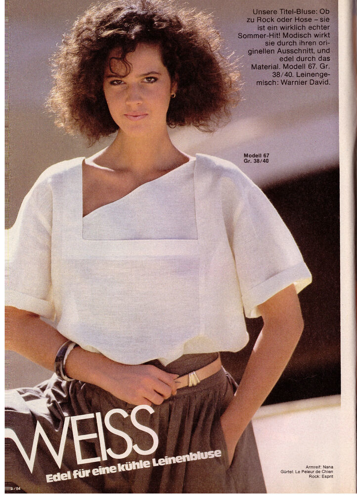 Neue mode — 6 1984 (июнь): Персональные записи в журнале Ярмарки Мастеров