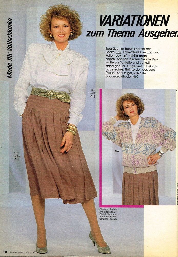 Парад моделей Burda Moden № 3/1986: Новости магазинов в журнале Ярмарки ...