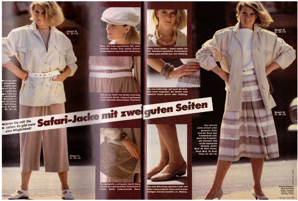 Neue mode — 6 1984 (июнь): Персональные записи в журнале Ярмарки Мастеров