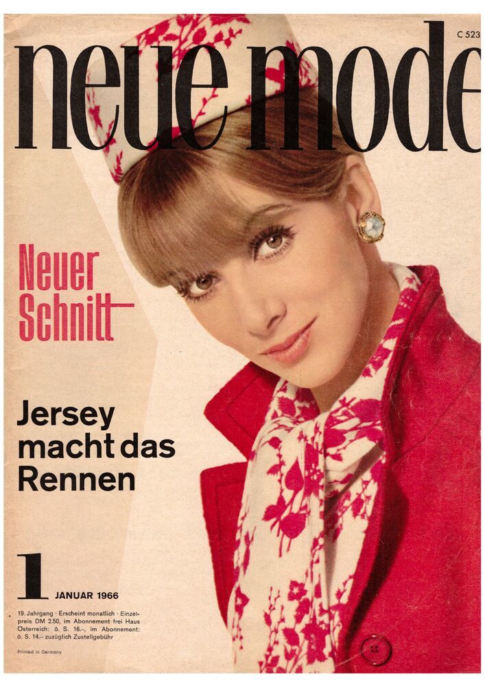 Neue mode — 1 1966 (январь): Персональные записи в журнале Ярмарки Мастеров