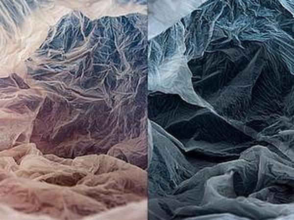 Горы, горы, или Пейзажи из пластиковых пакетов от Vilde J. Rolfsen