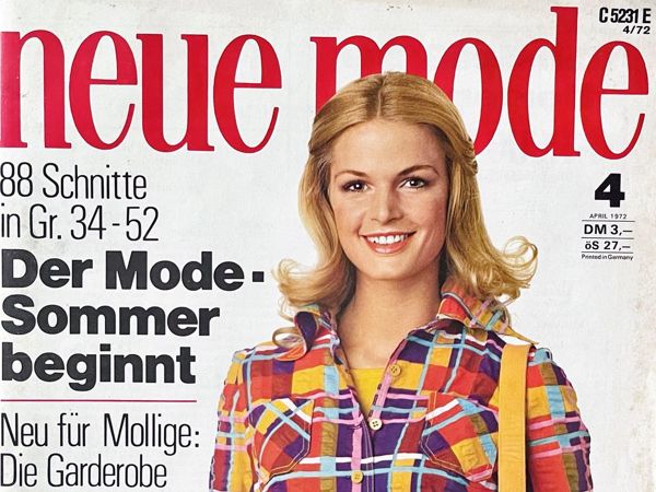 Neue mode 4 1972 (апрель): Персональные записи в журнале Ярмарки Мастеров
