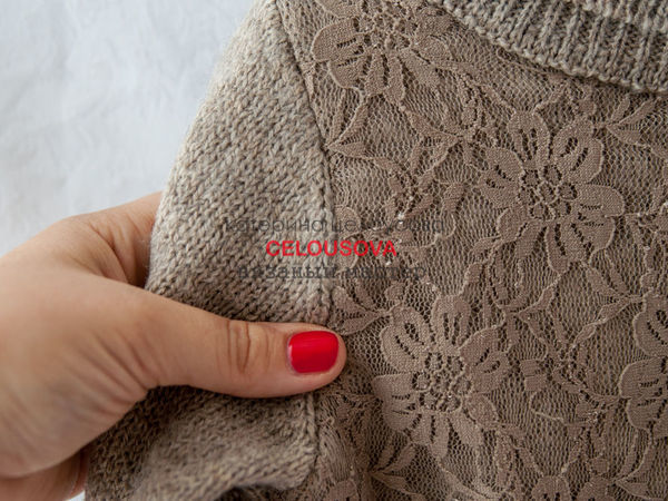 Свитер для девочки " Кружева