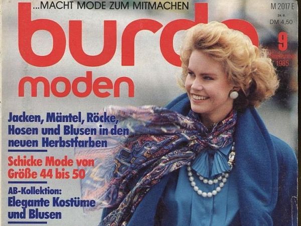 Burda Moden №9/1985. Технические рисунки | Журнал Ярмарки Мастеров