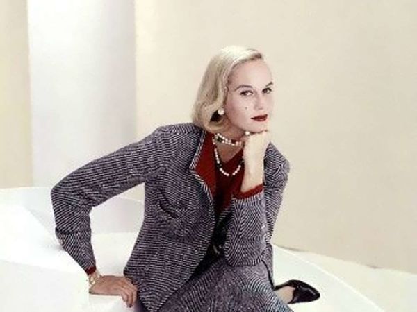 Вечная классика! Patsy Pulitzer в твидовом костюме Davidow, 1957 ...